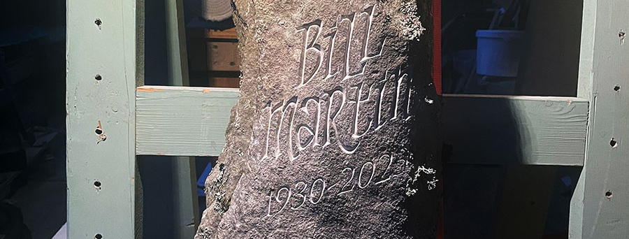 Standing stone memorial - Speyside Sculptor : Stuart Murdoch
